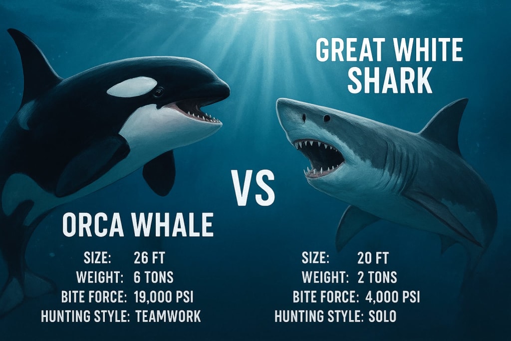 Killer Whale Vs Great White Shark