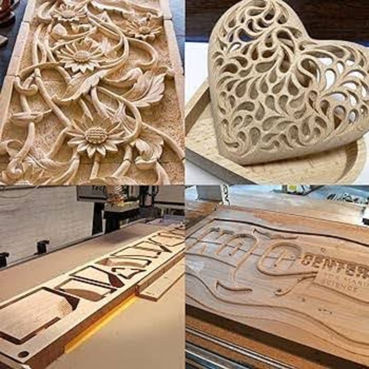 Carved Wood Art Cnc Spoilboard