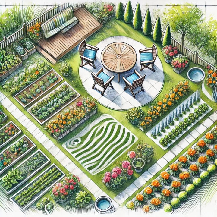 Yard Layout And Design Plan