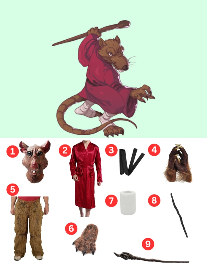 Splinter The Rat Costume