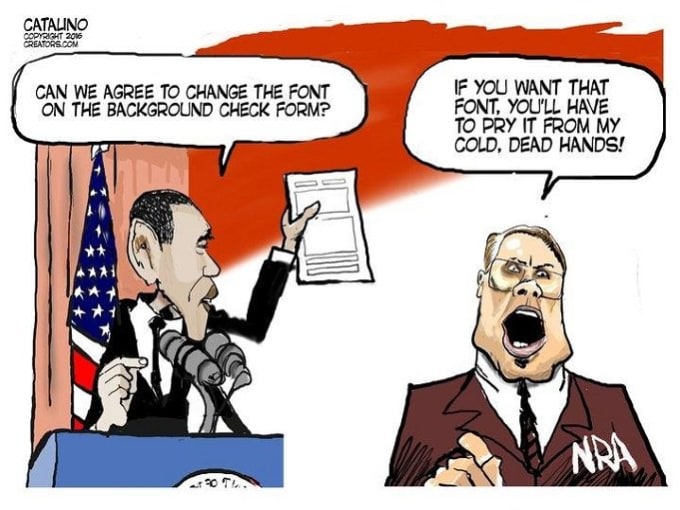 Impactful Political Cartoons About Gun Control | The Swamp