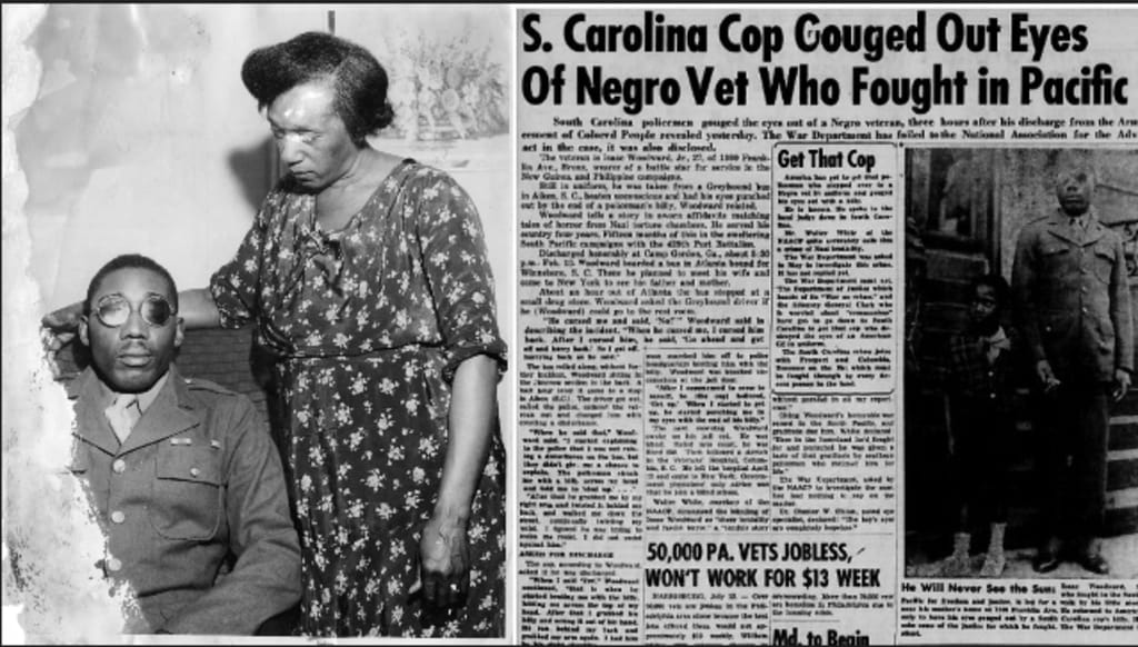 Isaac Woodard Eyes Gouged Out at Andre Thompson blog