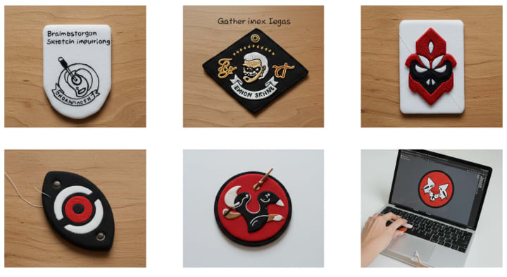 How to Make an Embroidered Badge — Teletype
