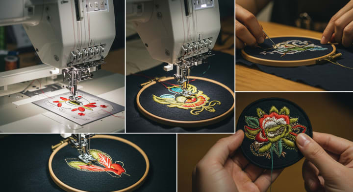 How to Make an Embroidered Badge — Teletype