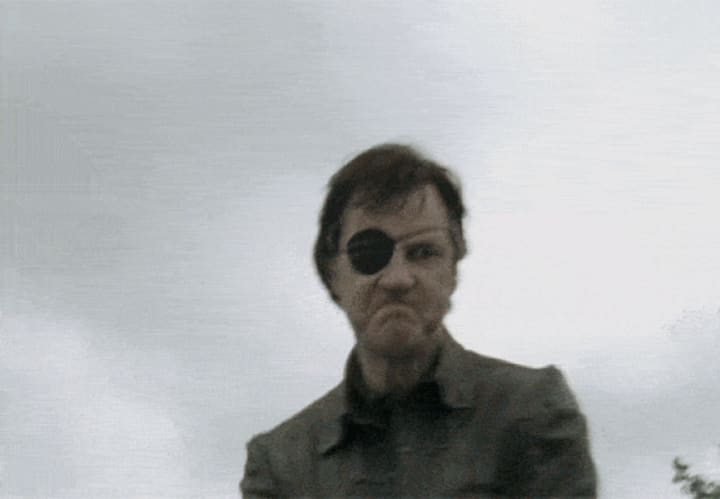 The Governor Walking Dead Eyepatch