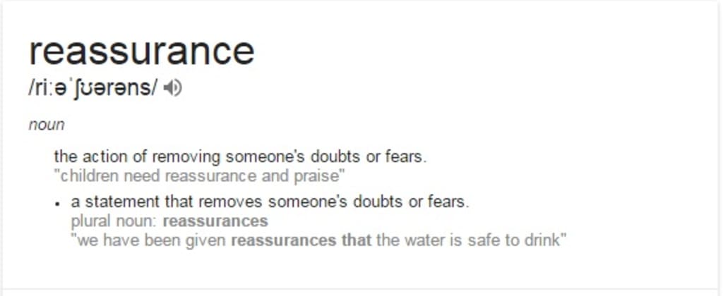Why Do I Need Constant Reassurance