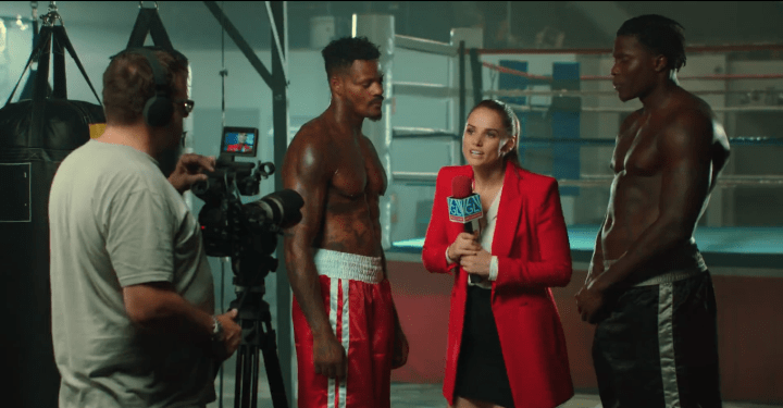 Boxing Presenter Double Teamed