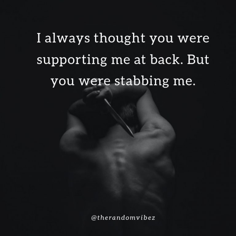 Backstabber Quotes