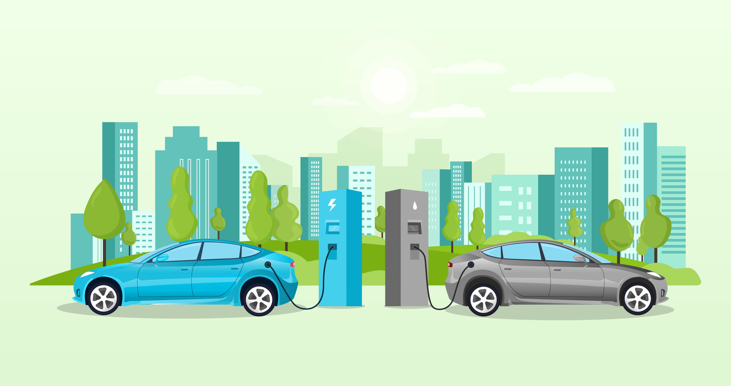 Petrol electric store