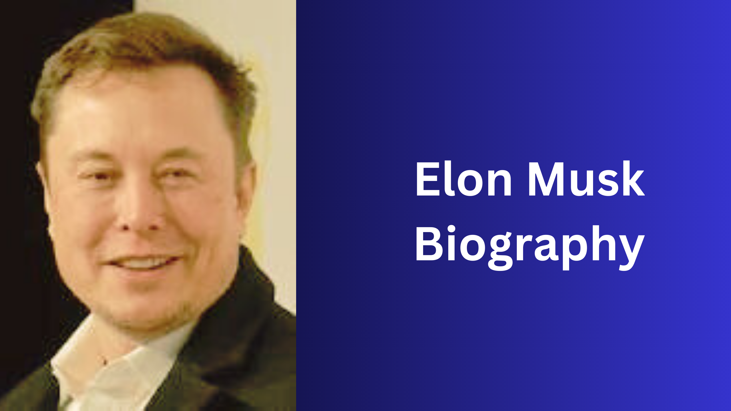 Biography Of Elon Musk Assignment Point