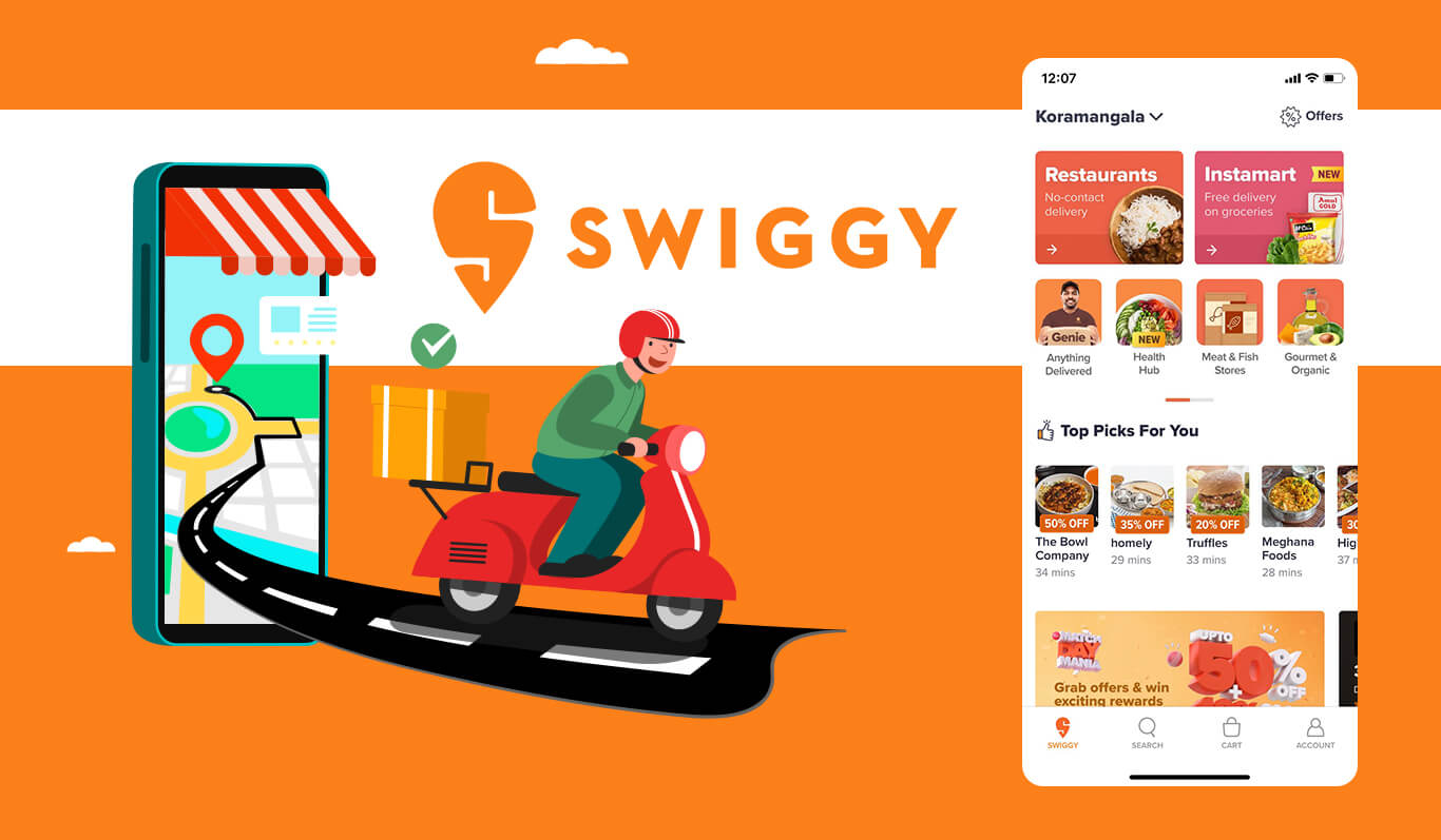 Swiggy food delivery store