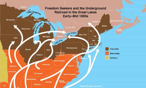 Underground Railroad Map For Kids Waynesville's Connection To The