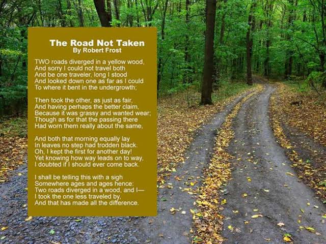 What Type Of Poem Is The Road Not Taken By Robert Frost Poem - Infoupdate.org