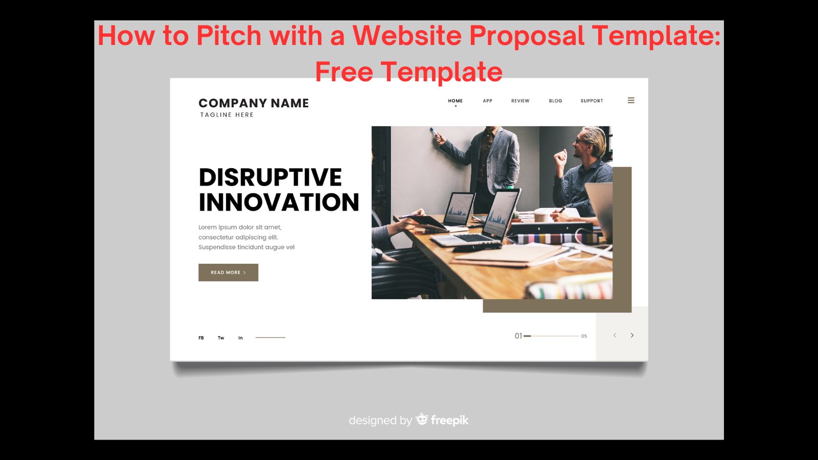 Pitch Proposal Template