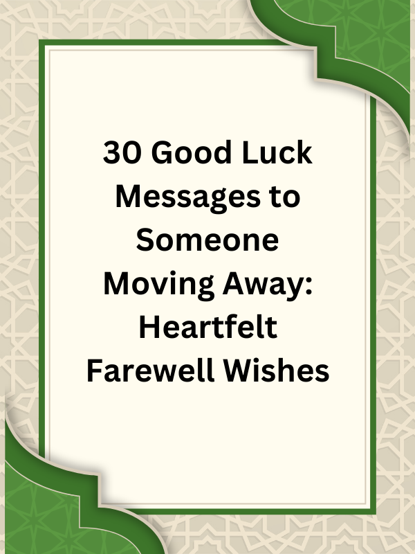 Good Luck Message Quotes