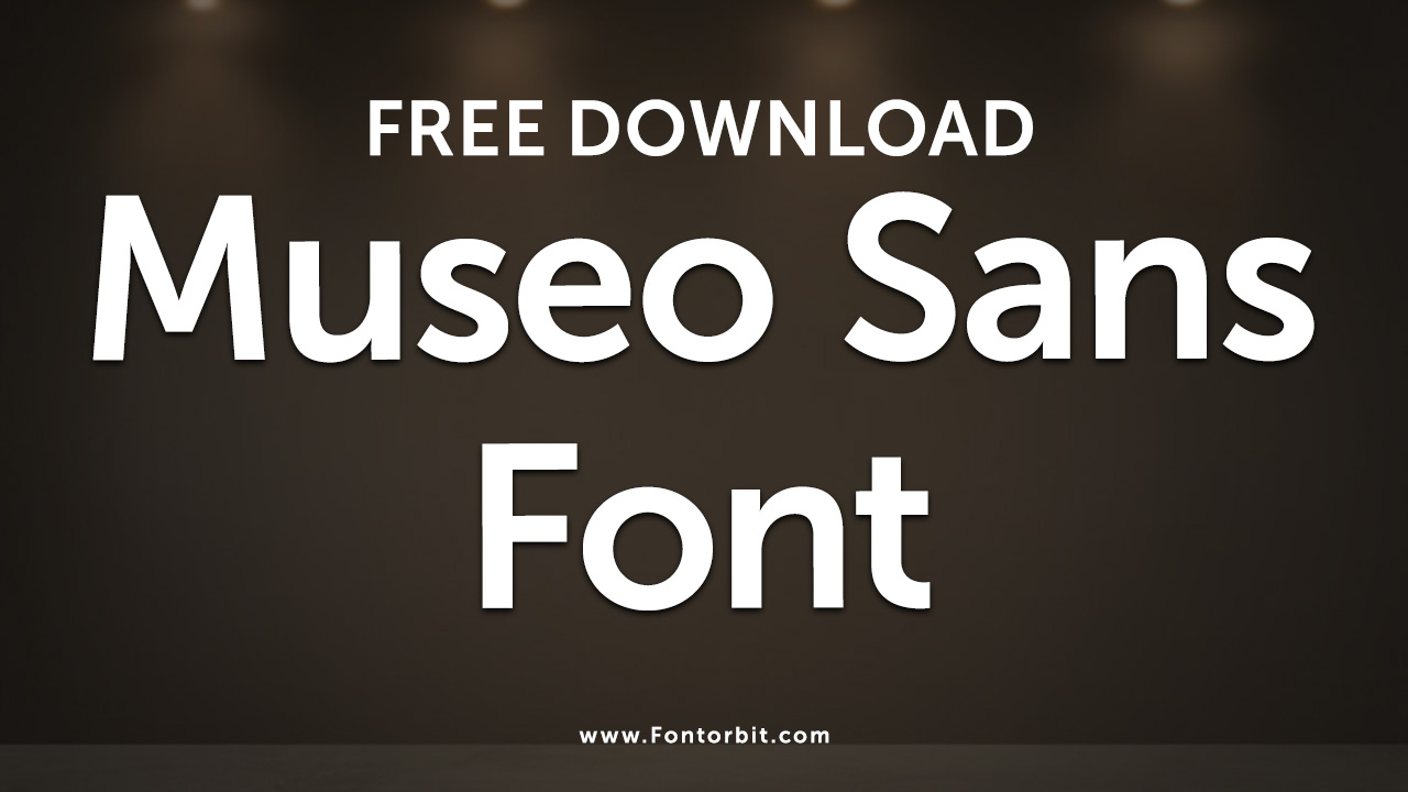 Museo Font Museo Sans 700 Lettertype Downloaden | MaisFontes