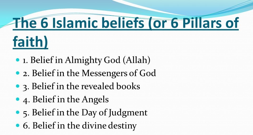 5 Core Beliefs Of Islam The Main Beliefs Of A Muslim Display Banner