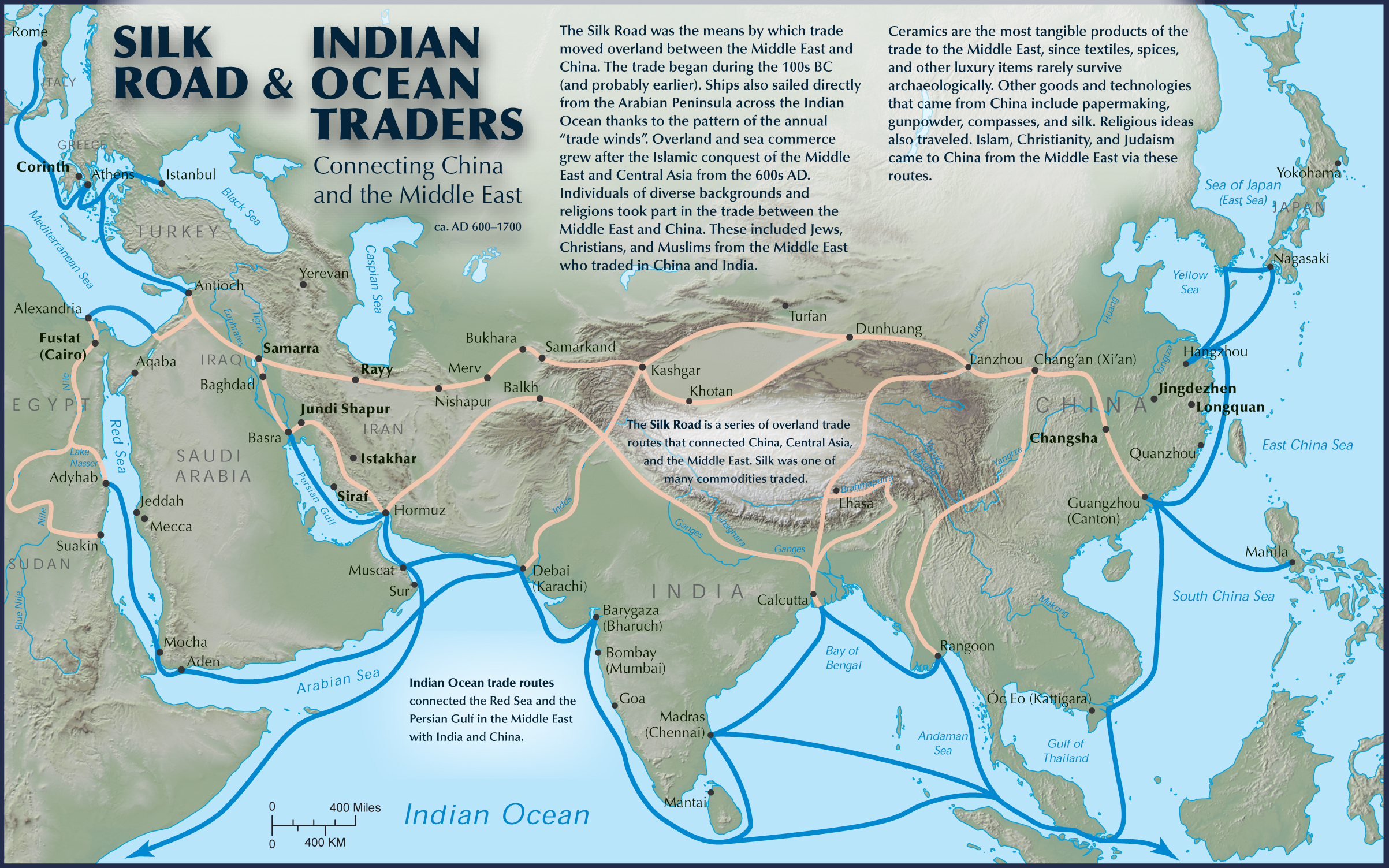 Tang Dynasty Trade Routes