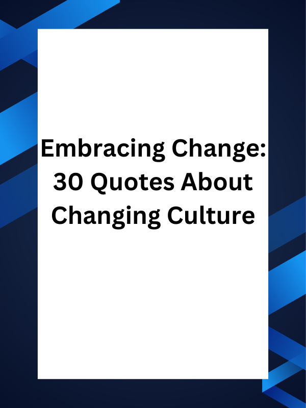 Cultural Impact Quotes