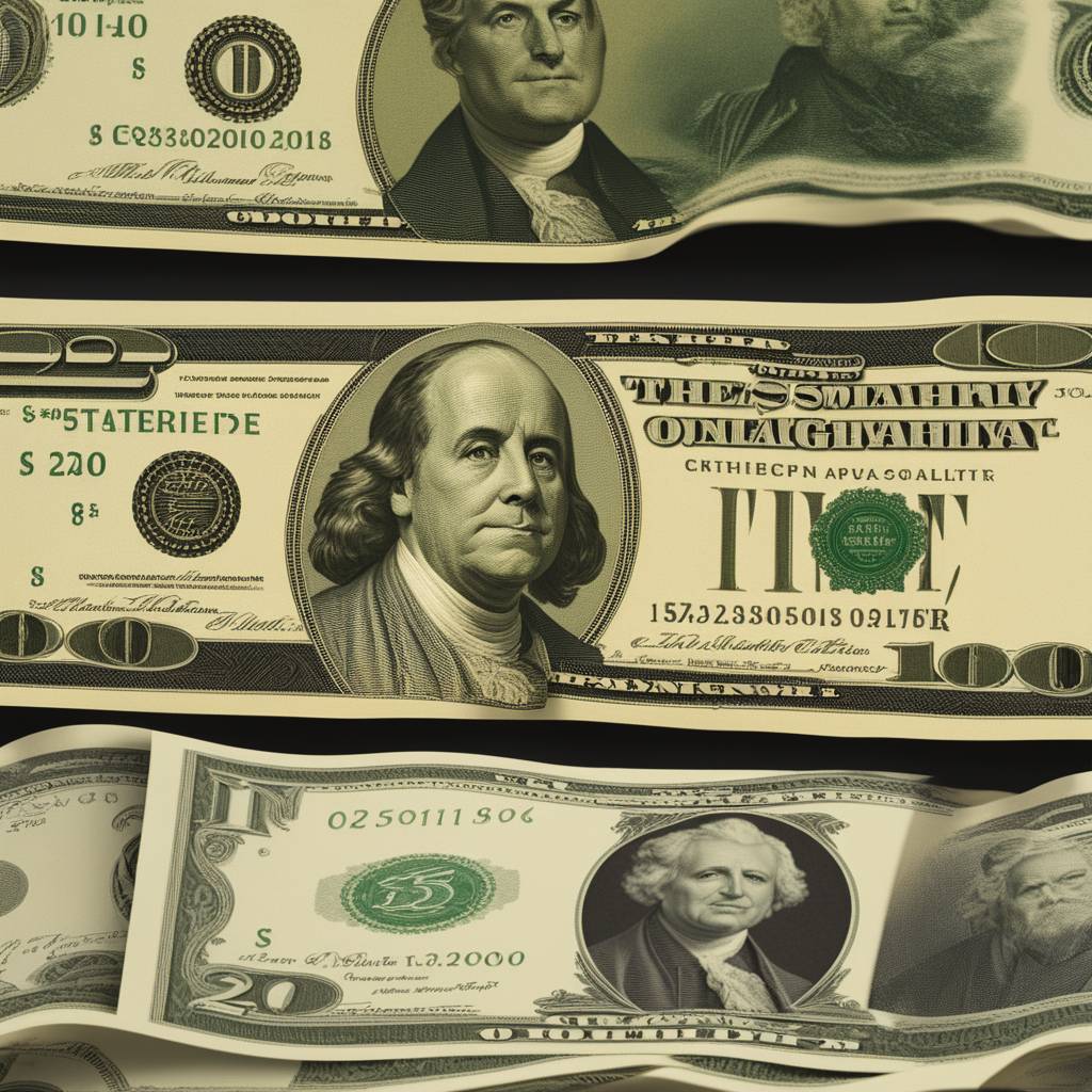 Us Dollar Sign With Two Vertical Lines