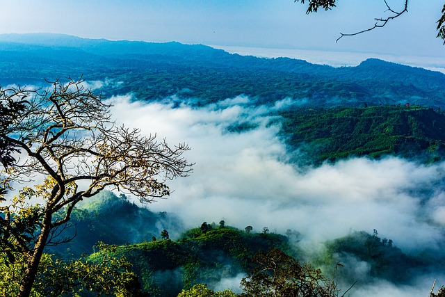 Sajek Valley Most A Village On The Mountain Side Stock Photo Image