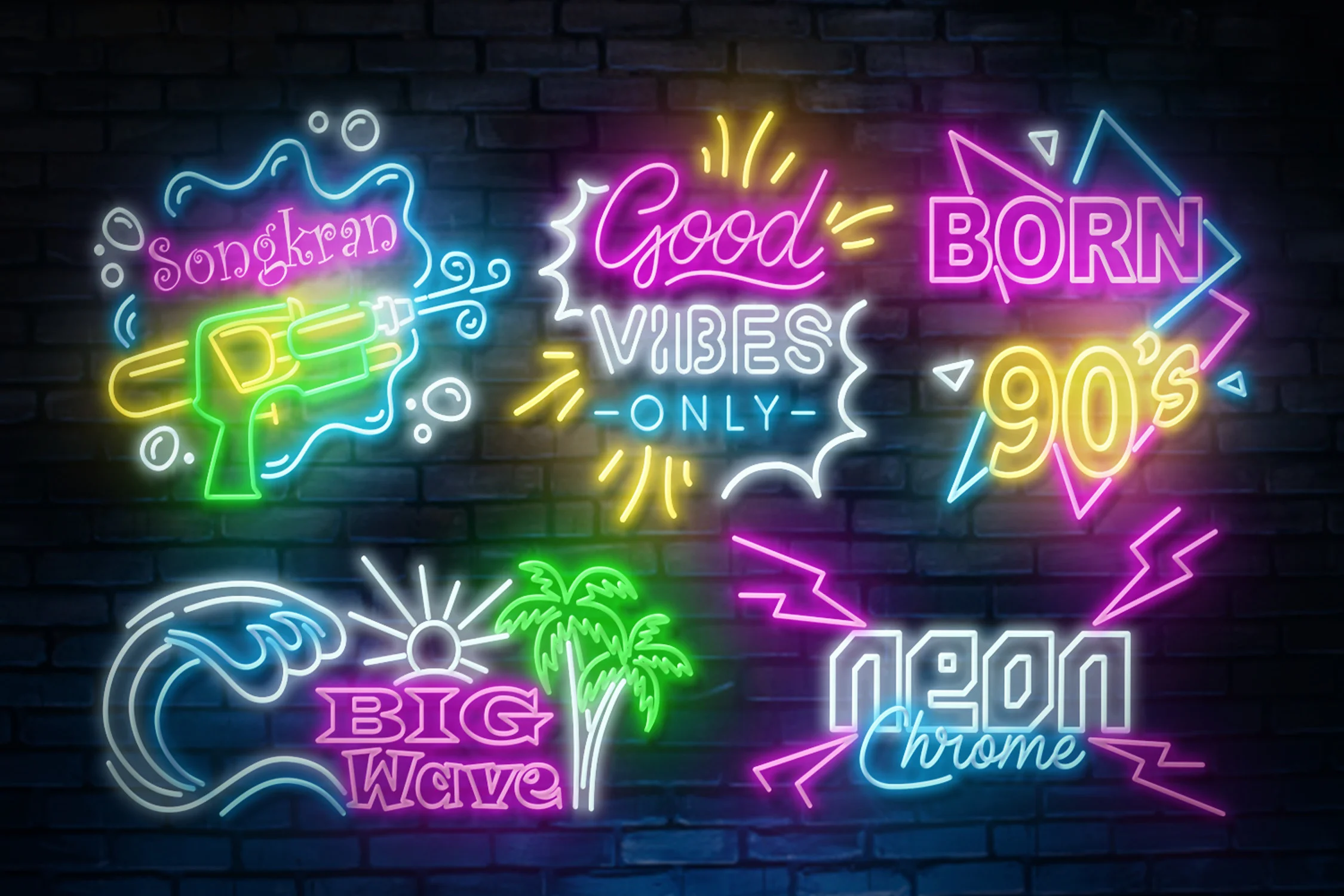 Neon Color Logo Design