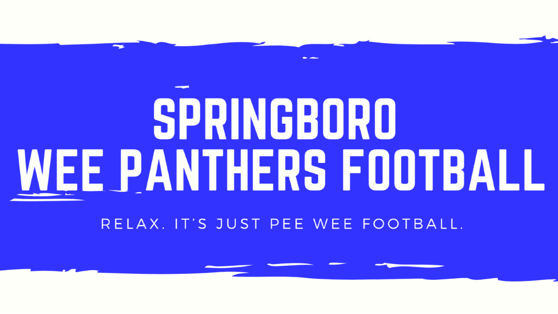 Springboro Wee Panthers Football
