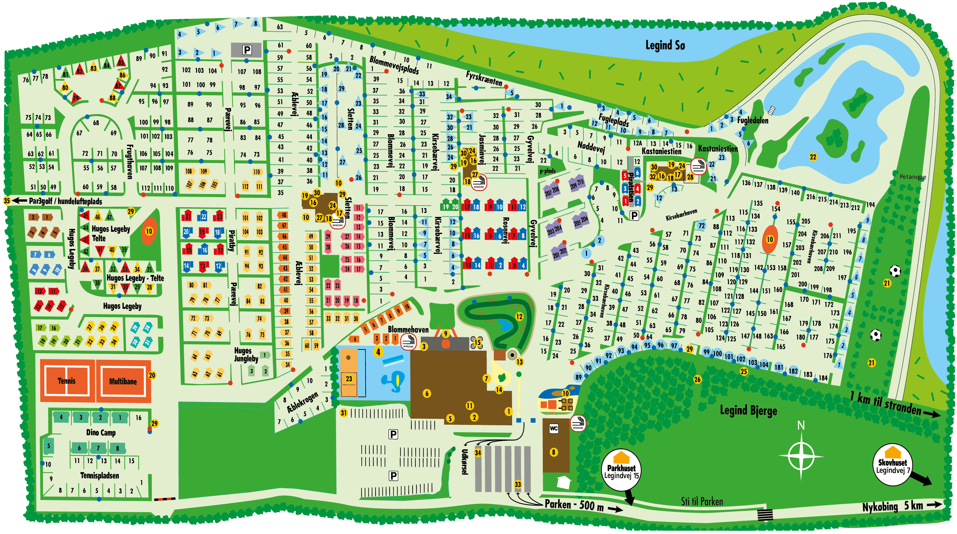 Oversigtskort | Kort over området