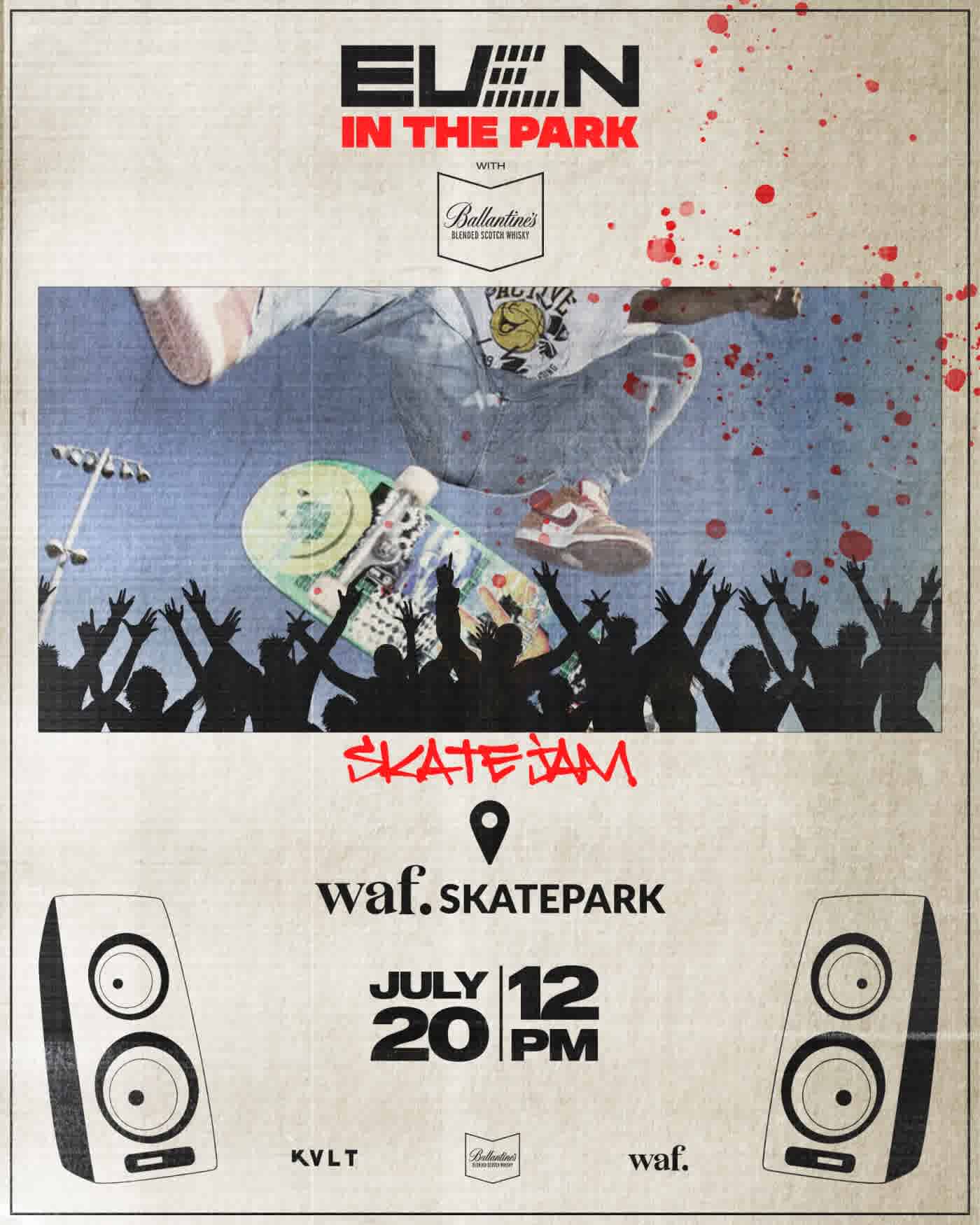 EVEN IN THE PARK (SKATEJAM) | Jetron Ticket