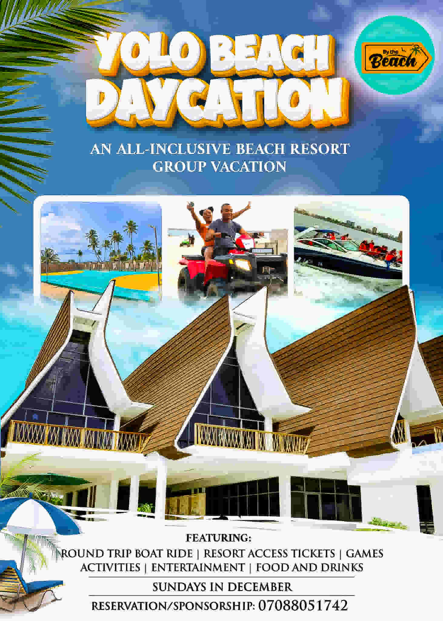 YOLO Beach Daycation | Jetron Ticket