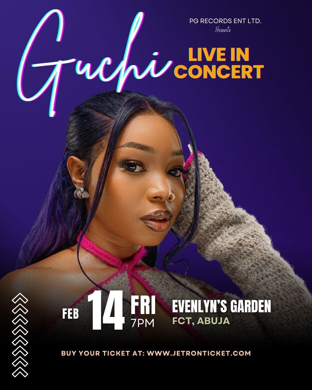GUCHI LIVE IN CONCERT | Jetron Ticket