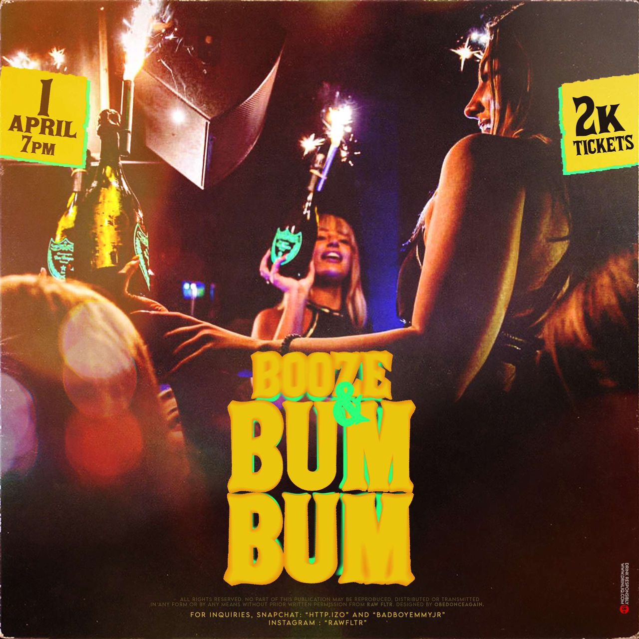 Jetron Ticket | Booze and bum bum
