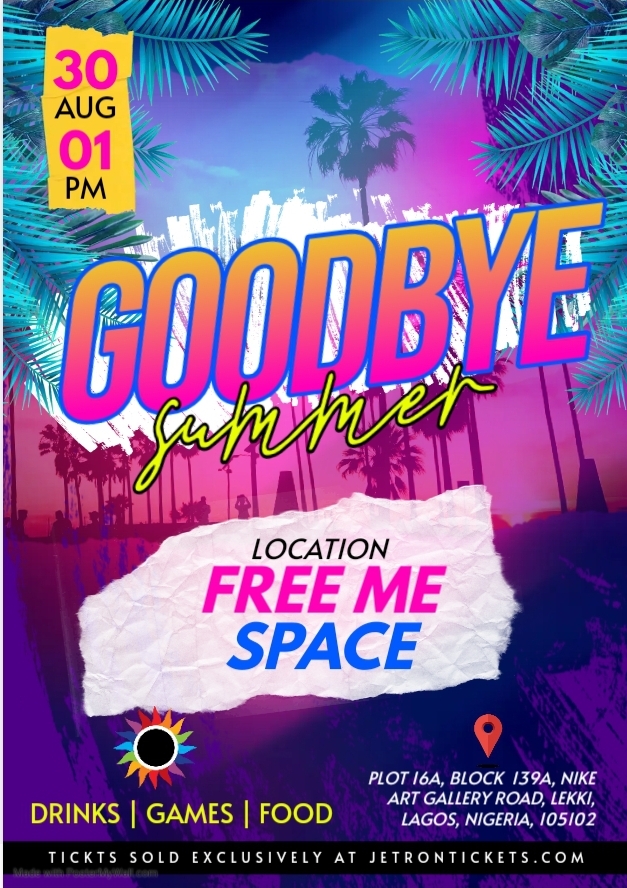 Jetron Ticket | Goodbye Summer