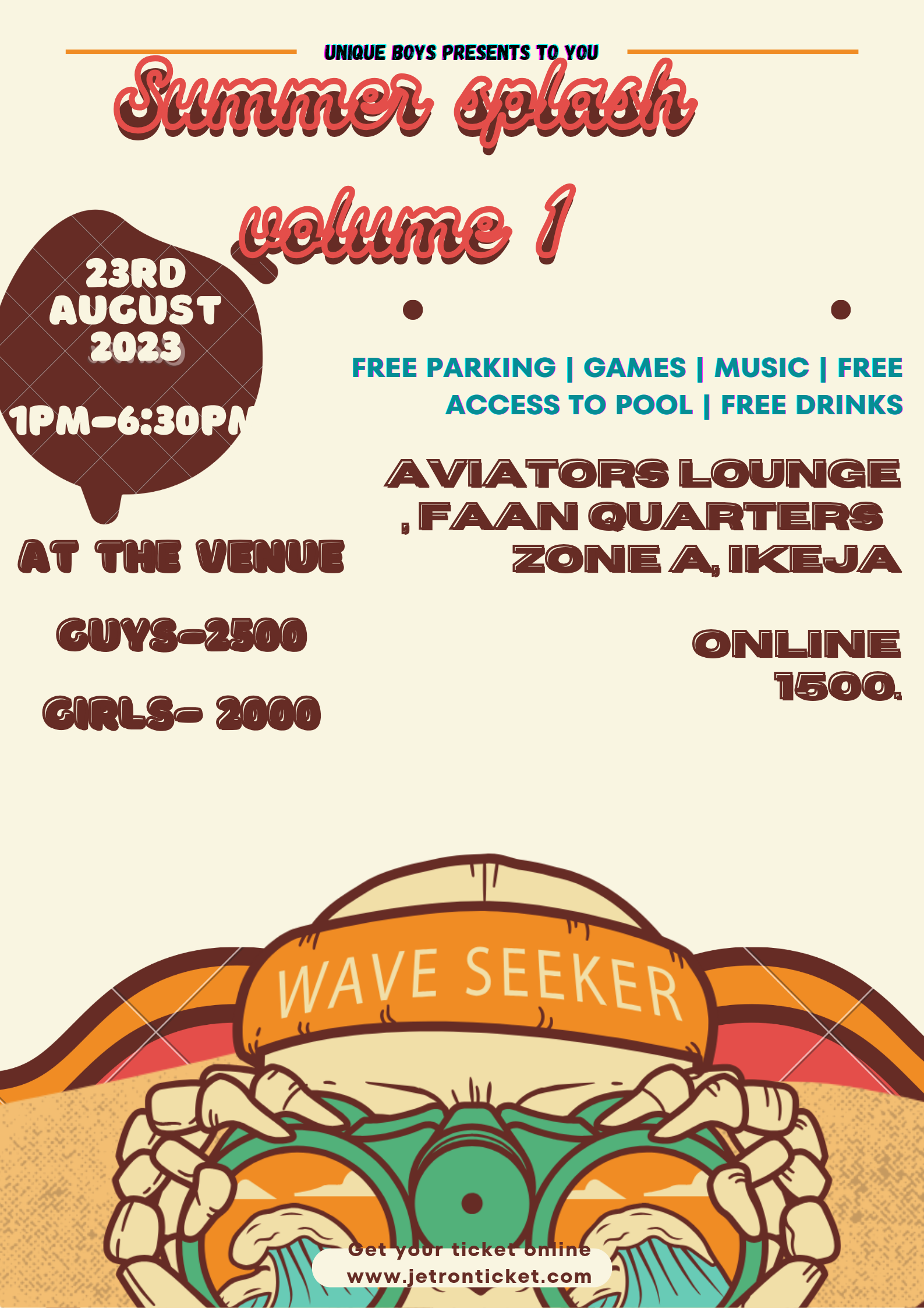 Jetron Ticket | Summer splash volume 1