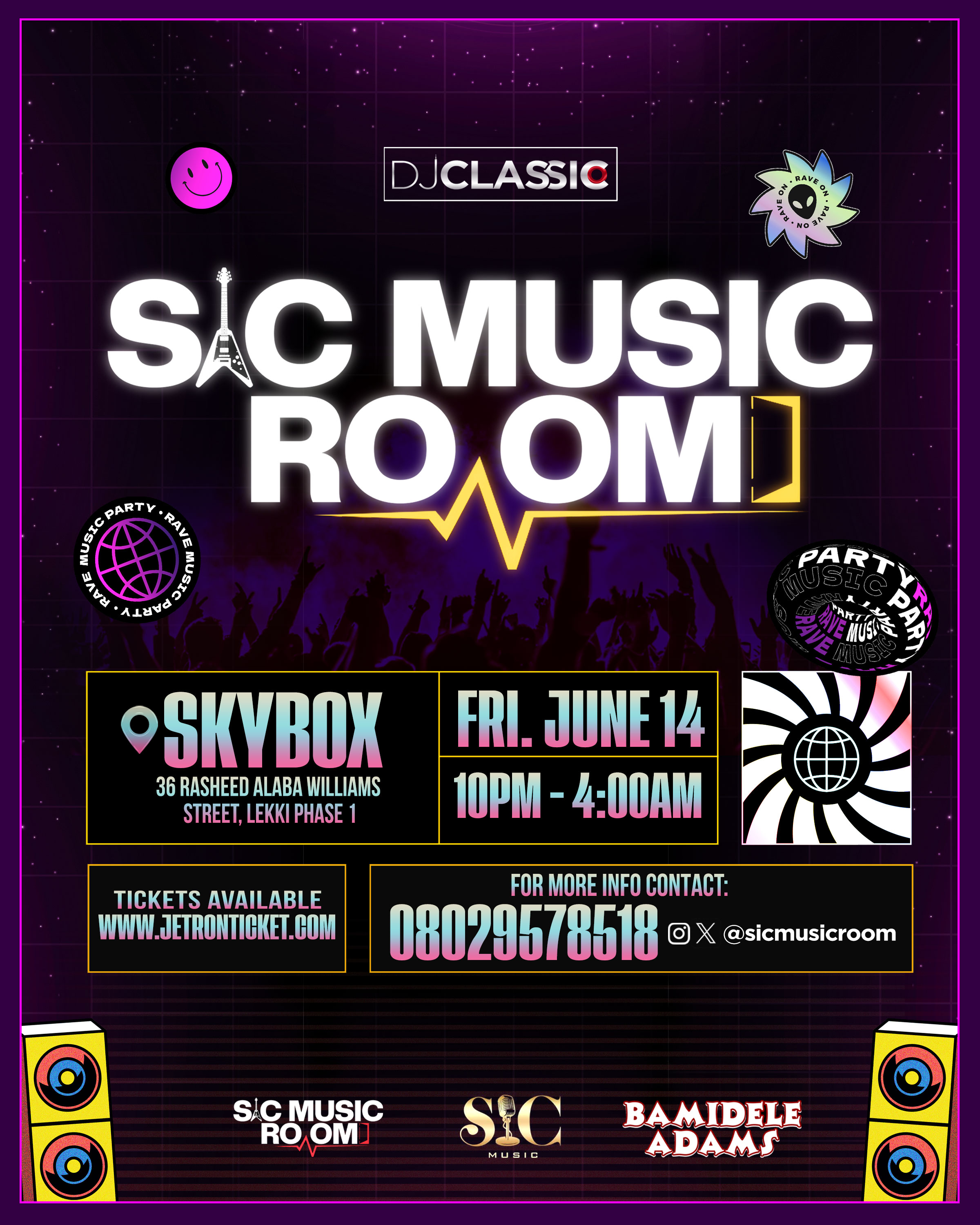 Jetron Ticket | SIC MUSIC ROOM