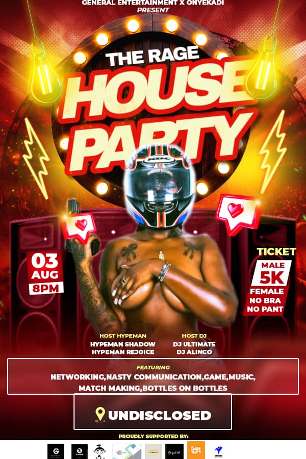 Jetron Ticket | THE RAGE HOUSE PARTY 🥵