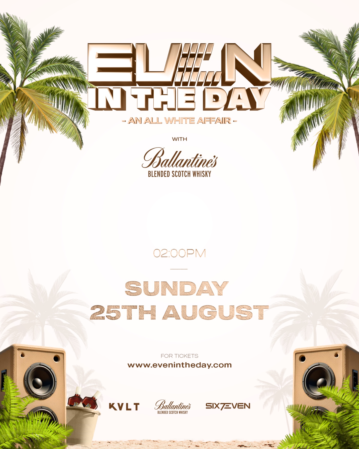 Jetron Ticket | EVEN IN THE DAY (ALL WHITE AFFAIRS)