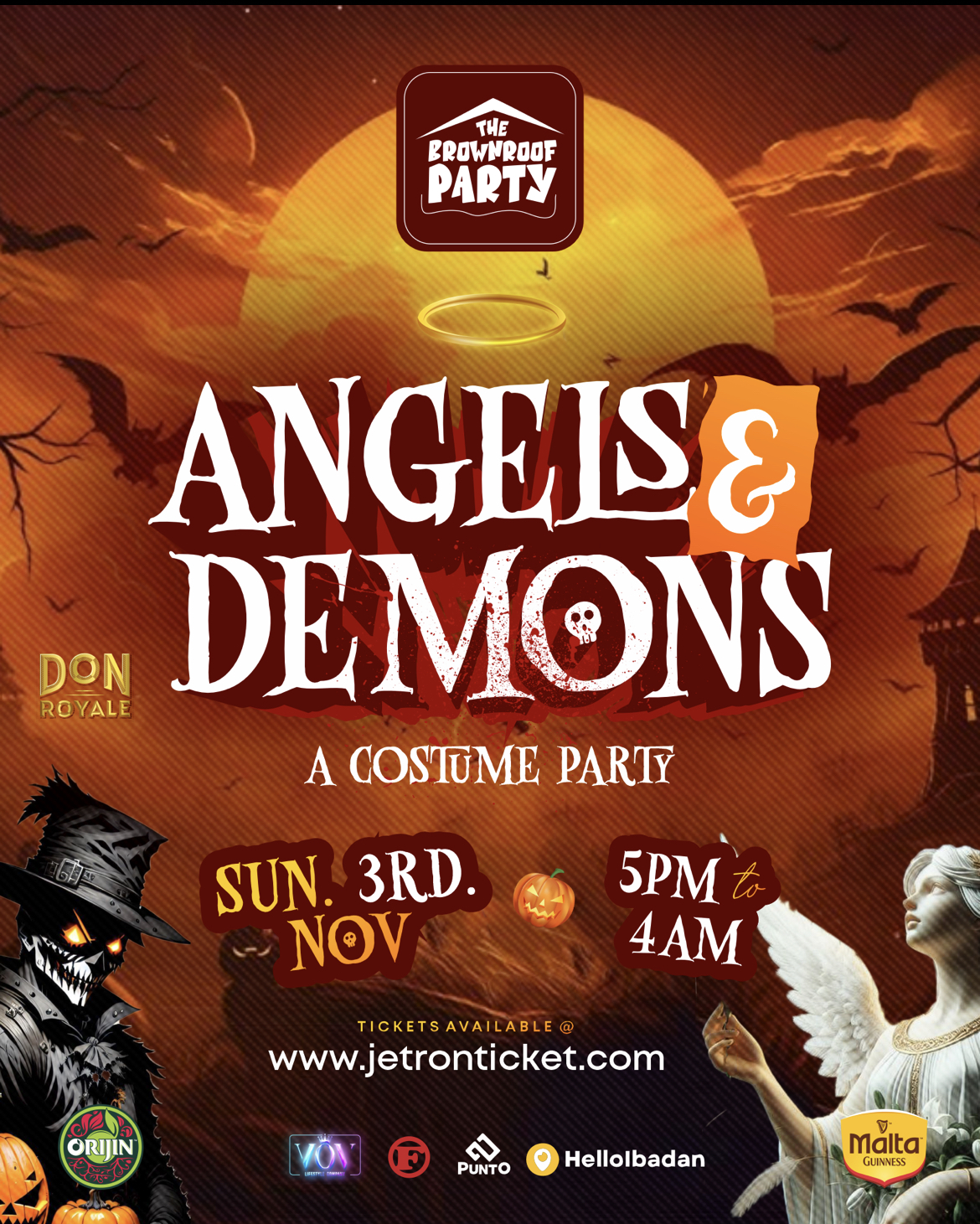 Jetron Ticket | Angels & Demons