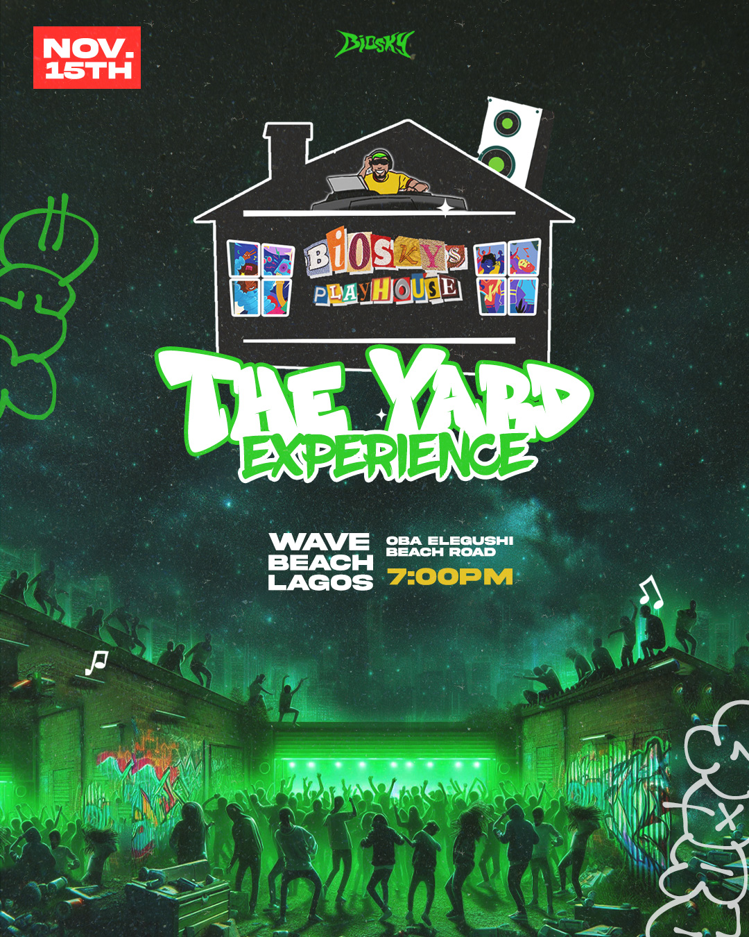 Jetron Ticket | BIOSKY'S PLAYHOUSE YARD EXPERIENCE