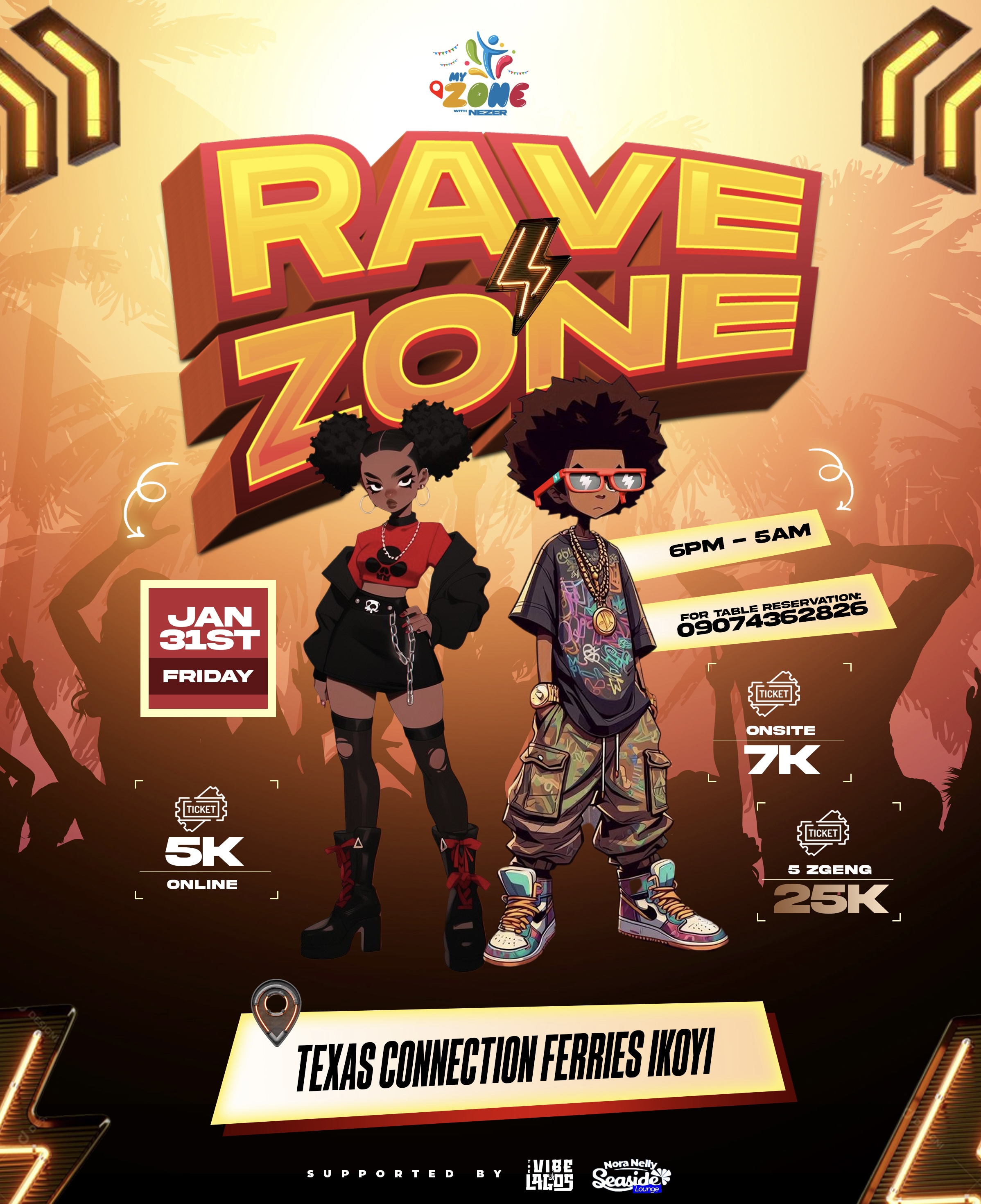 Jetron Ticket | Rave zone