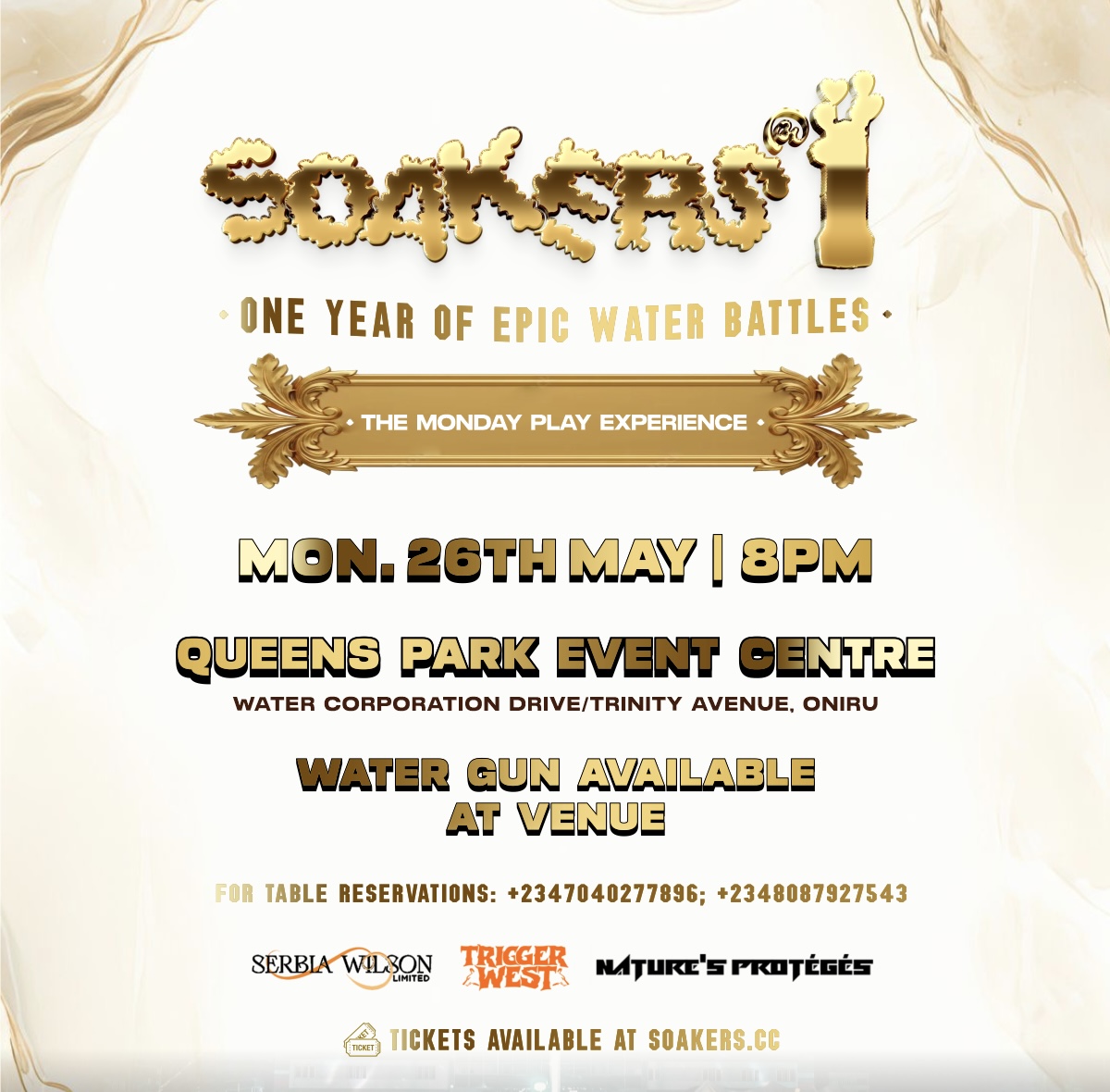 Jetron Ticket | Soakers @ 1