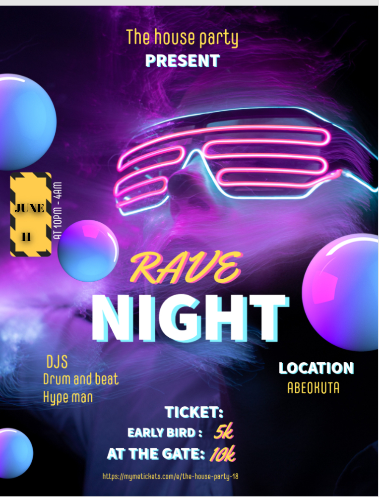Jetron Ticket | Rave night