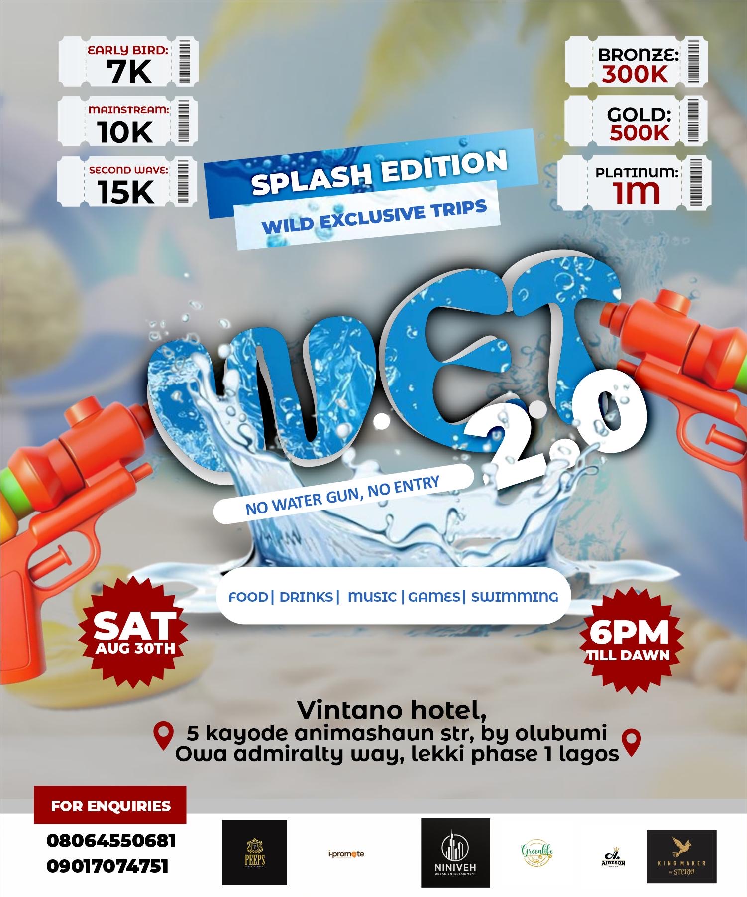 Jetron Ticket | W.E.T 2.0 (Splash Edition)