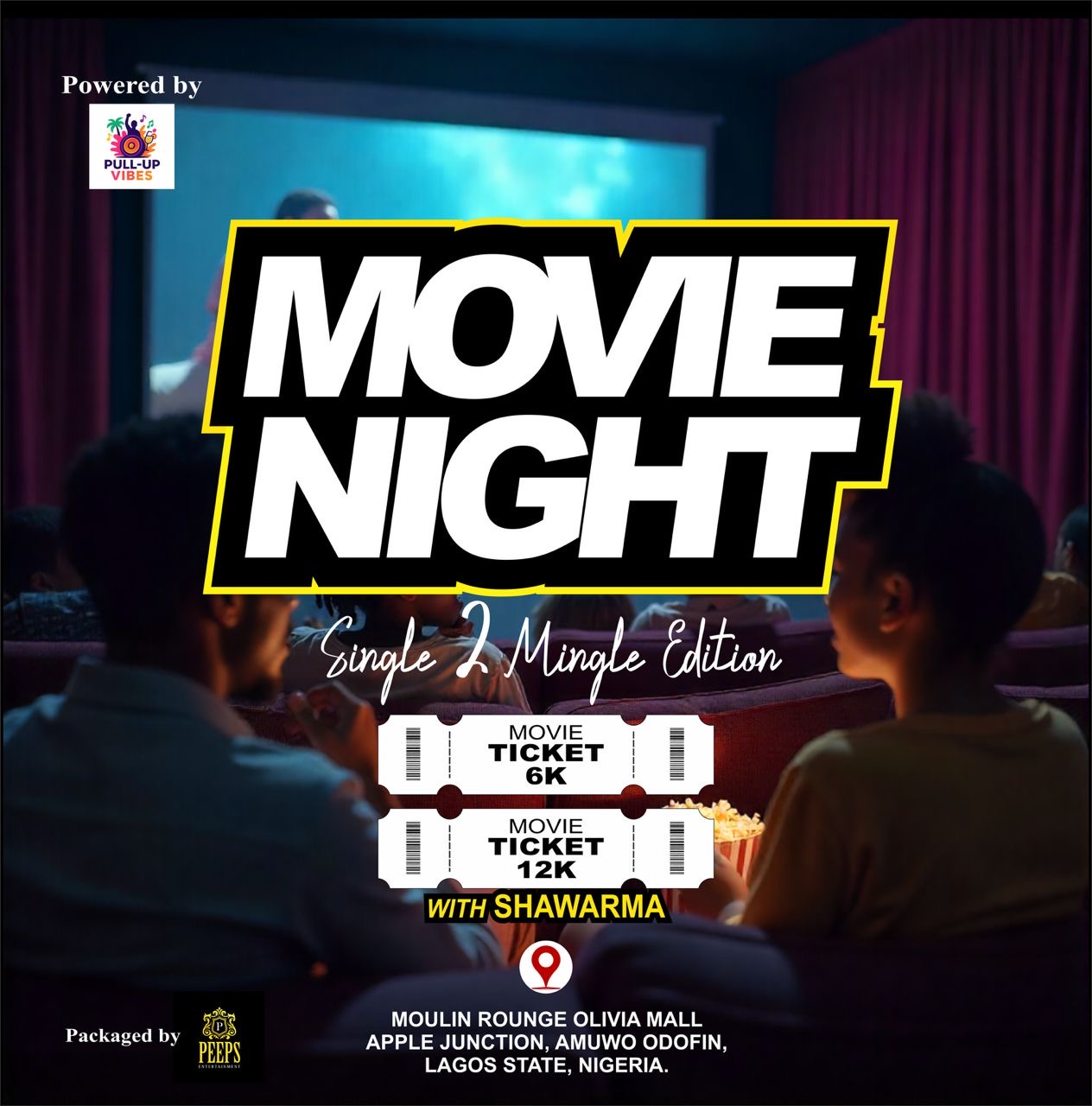 Jetron Ticket | Single 2 mingle (movie night )