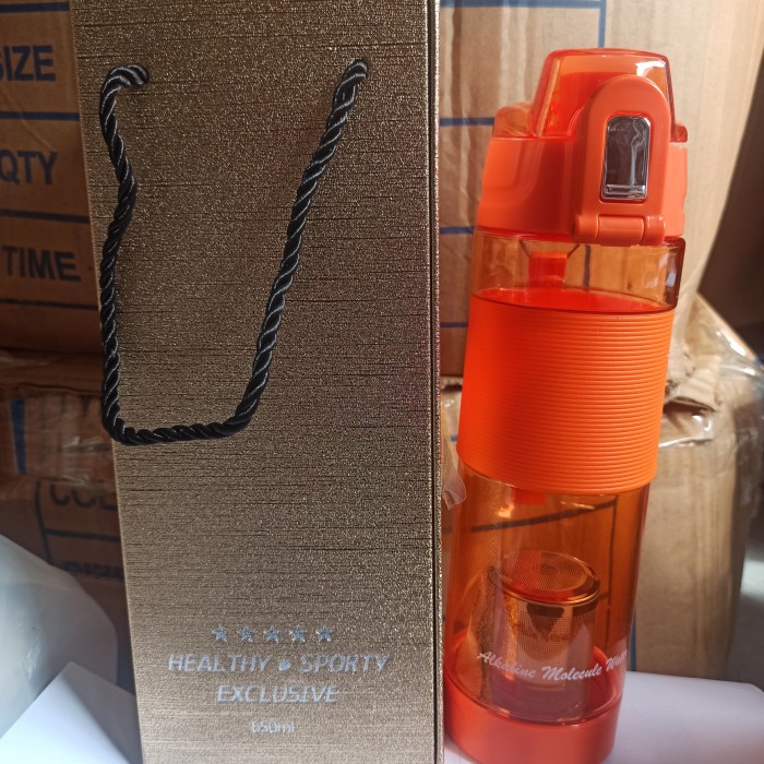 Jual Botol air || Termos Hydrogen Alkaline - Ungu (Kode A 002)) di ...