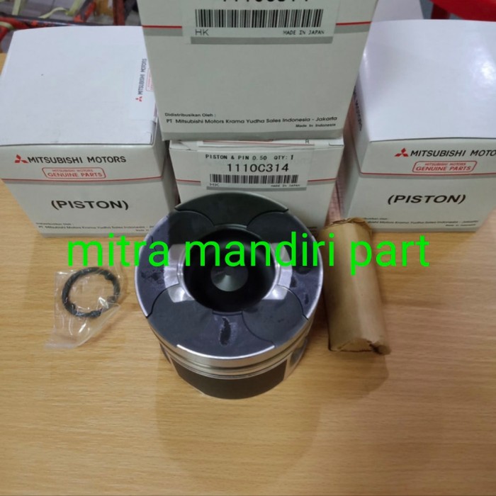 Jual 1Set Piston Assy Mitsubishi Triton 2.5 Pajero Sport Original (Kode ...