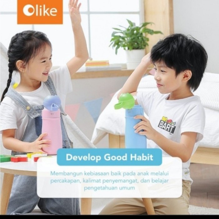 Jual Olike Smart Bottle Kids Original - Botol Minum Pintar Pengingat ...