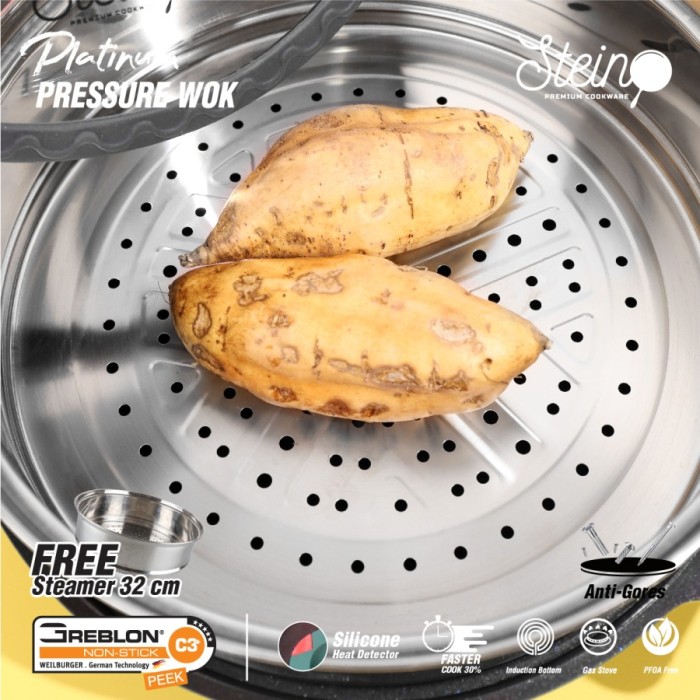 Jual Stein Cookware Platinum Pressure Wok Cooker Peralatan Masak Dapur - Hijau (Kode A 007) di ...