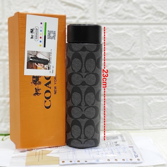 Jual Coach Tumbler Termos botol air premium exclusive - Hitam (Kode A ...