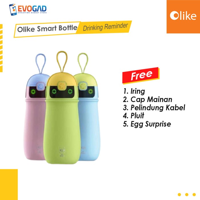Jual Olike Smart Bottle Botol Minum Anak, Tempat Bekal Minum Anak ...